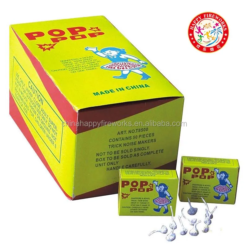 China Classic Yellow Box T8500 Fireworks Pop Pop Snap Crackers - Buy ...