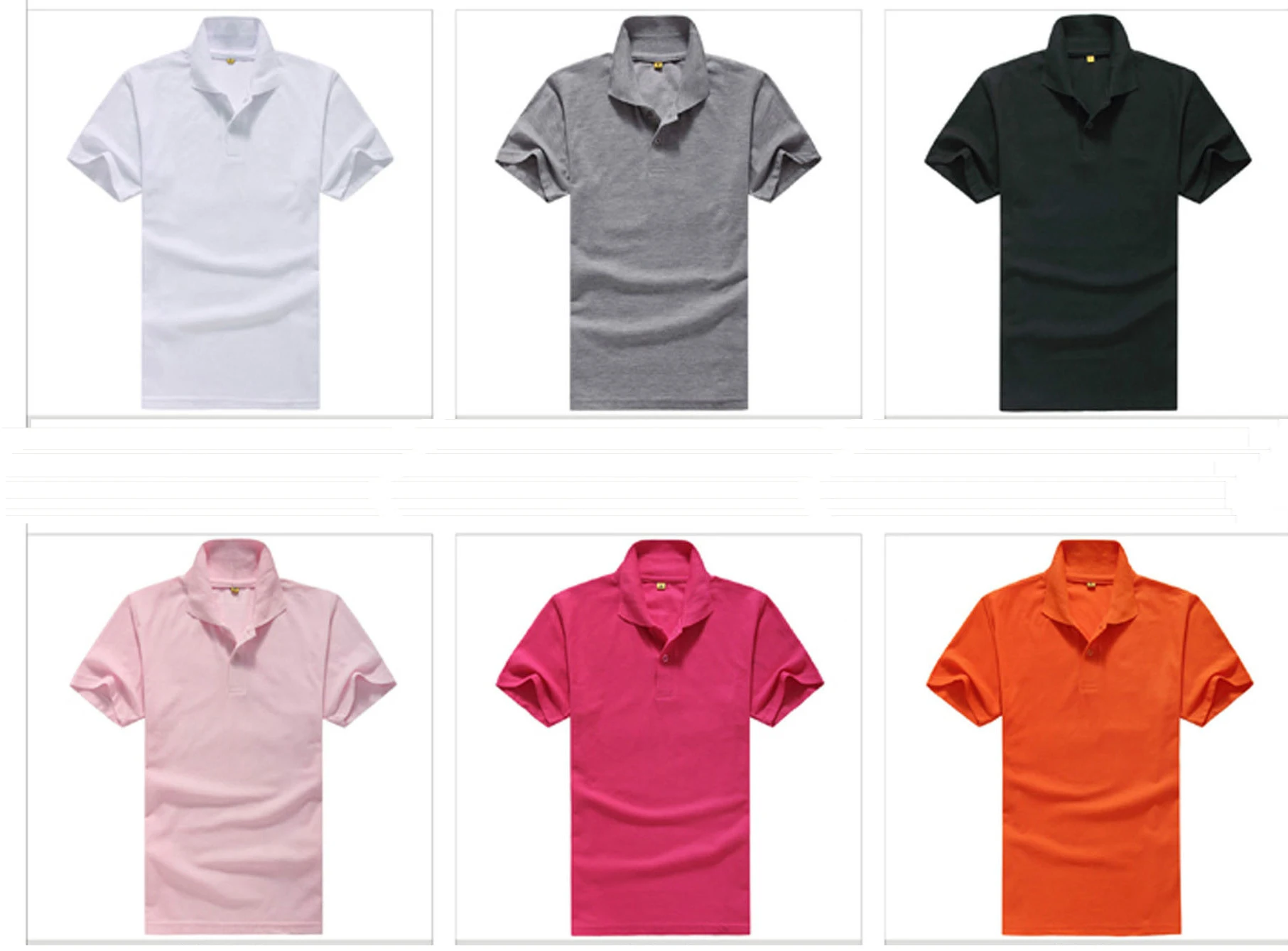 Shop 65% Cotton 35% Polyester Men's Polo Shirts with OEM Logo