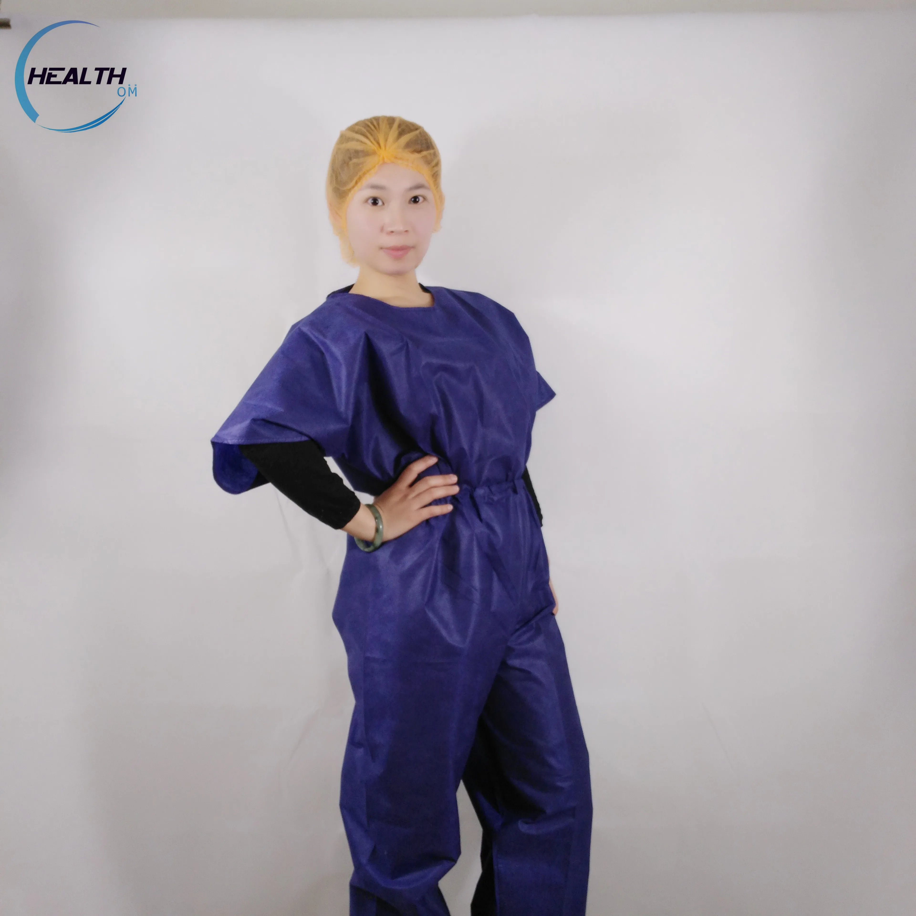 Disposable Scrubs Scrub Suits(clothes &coats) And Wears With V-collar ...