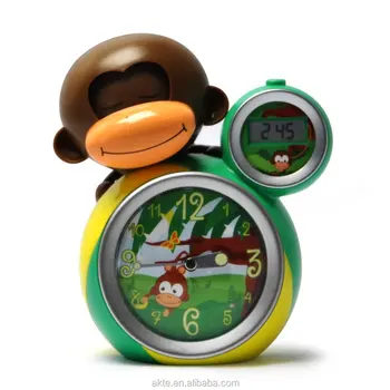Monkey Talking Alarm Clock Animal Shape Funny Clock By Akte - Buy ...
