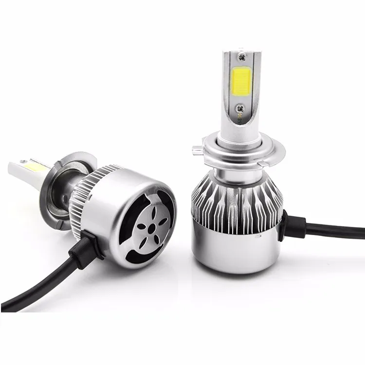 C6 Led Headlight Bulb 36w 3800lm Cob C6 Led Headlight H7 For Car Led ...
