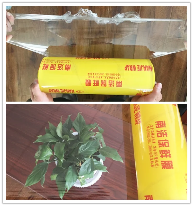 Factory Supply Sticky Plastic Pvc Cling Film Wrap For Foodstuffs - Buy ...