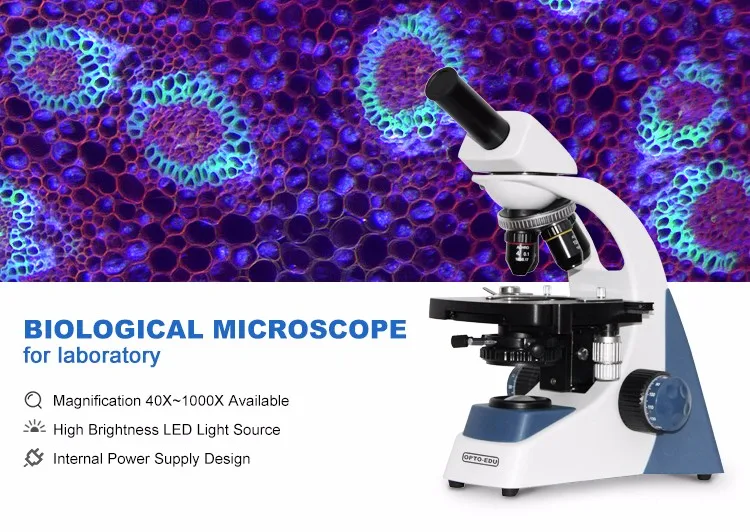 OPTO-EDU A12.1303-T Biological Microscope for Lab Use