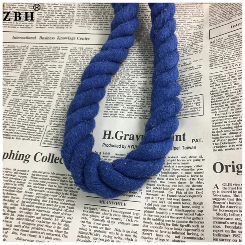 20mm 3-strand Braid Multi-color Recycled Decorative Rope Thick String ...