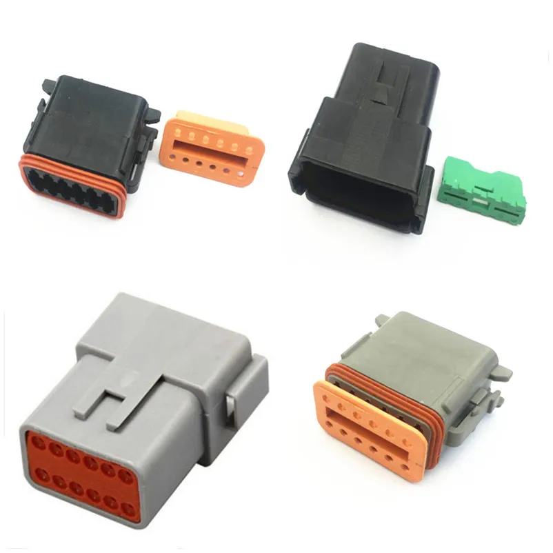 Dt04-12p & Dt06-12s Dt Series Deutsch Connector 12 Pin Auto Connector Female Male - Buy Auto ...