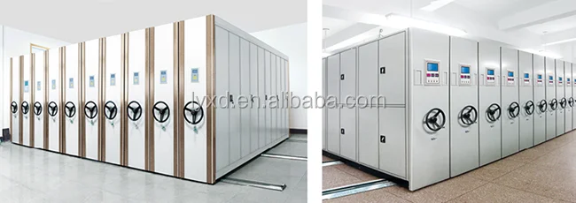 Manual Mass Shelf/ Mobile Filing Cabinet / Compact Shelving System ...