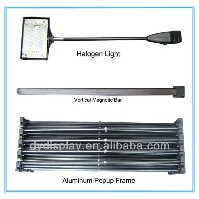 Exhibition Magnetic Pop Up Display Stand/3x3 Trade Show Display Booth ...