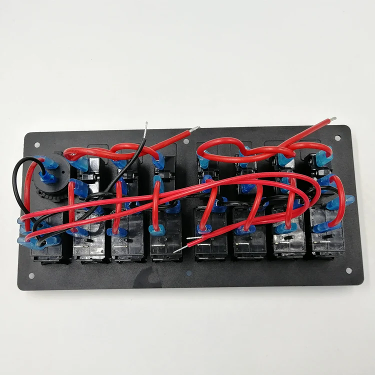 12v 24v Dc Aluminum Led Marine Navigation Switch Panel With Battery ...