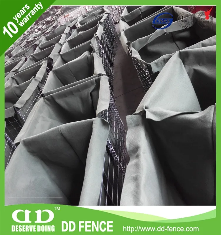 Quality Bag Galvanized Shooting Range Barrier Walls For Shooting ...