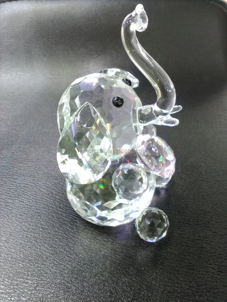 Mini Crystal Elephant Animal Figurine Mh-d0392 - Buy Crystal Animal ...