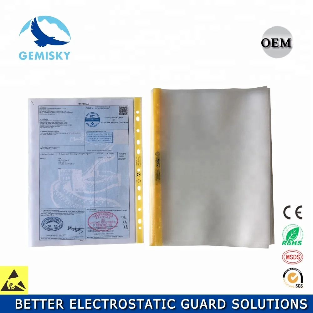 A4,A3 Antistatic File Holder Esd Document Holder - Buy Esd Document ...