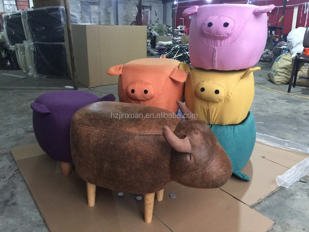 Japan Hot Selling Pig Shaped Stool Lovely Custom Animal Shaped Chair ...