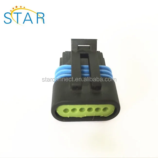 6 Pin Female Male Delphi Gm Flat Accelerator Pedal Automobile Connector ...