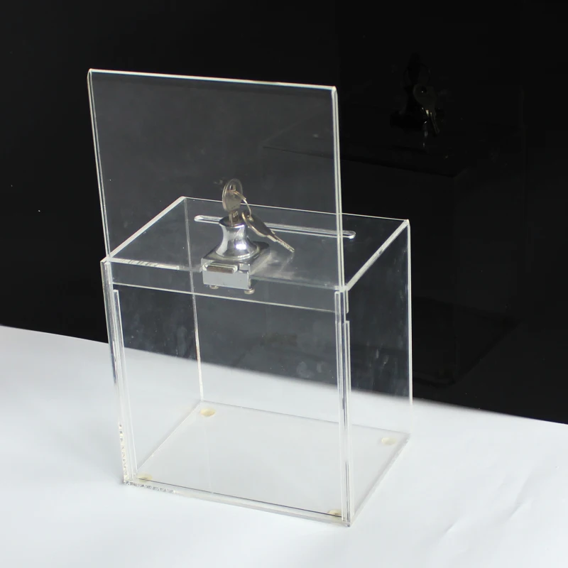Wholesale Acrylic Donation Boxes - Customizable & Eco-friendly