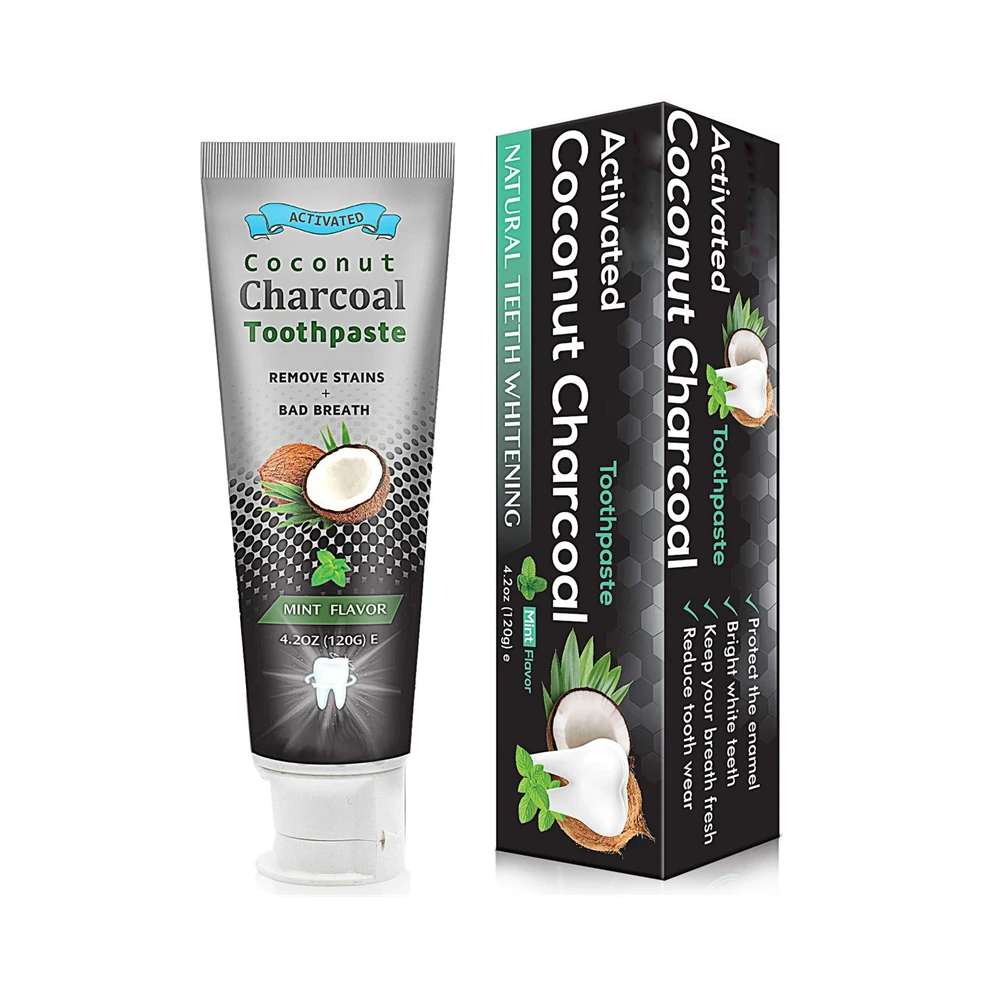 Best Activated Charcoal Organic Coconut Whitening Toothpaste - Buy Best ...