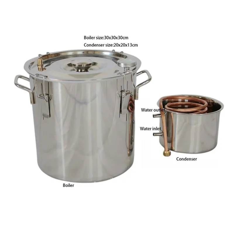 30l/8gal Home Distiller/mini Distillation Equipment/moonshine Alcohol ...