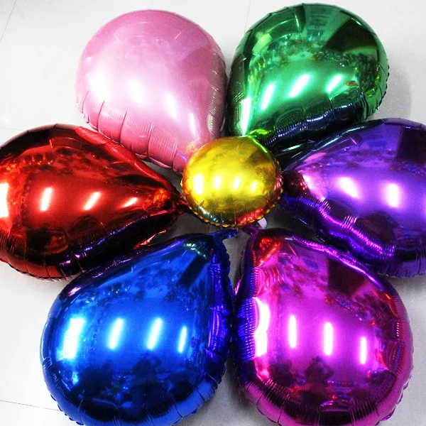 Inflatable Water Drop Shaped Metallic Mylar Balloon - Buy Mylar Balloon ...