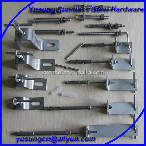 SS304 Stone Fixing System - Durable Stainless Steel Brackets