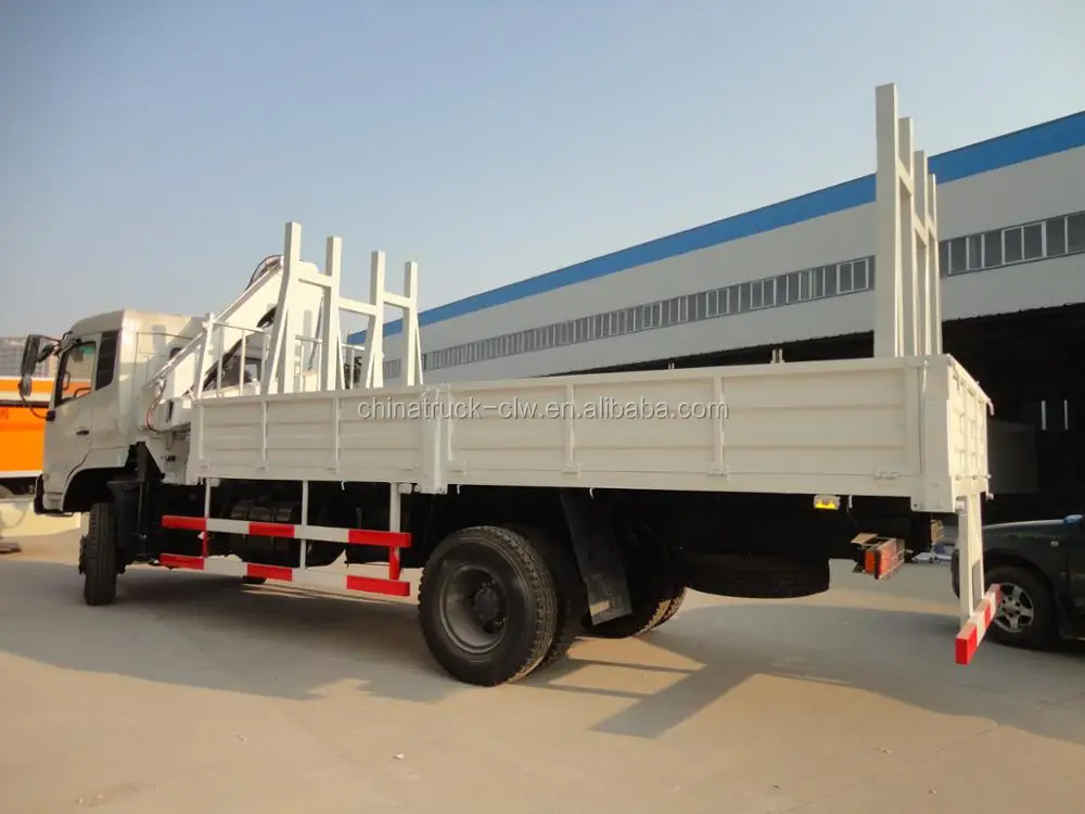 Clw Brand 7 Ton Folding Boom Truck Crane,7 Ton Truck Crane Mounted ...