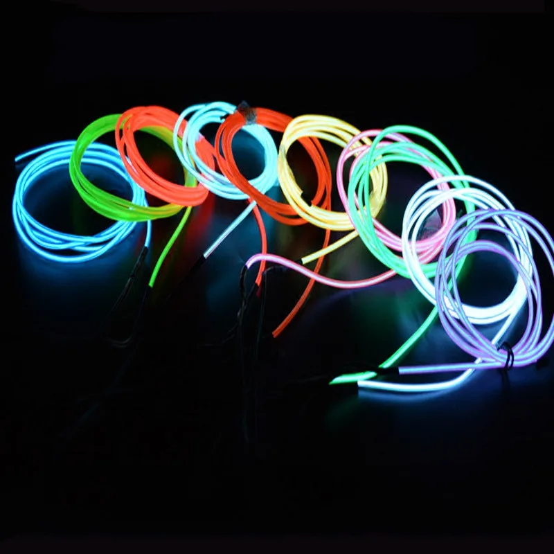 Colorful El Wire High Bright Decorative El Wire - Buy Light Up El Wire ...