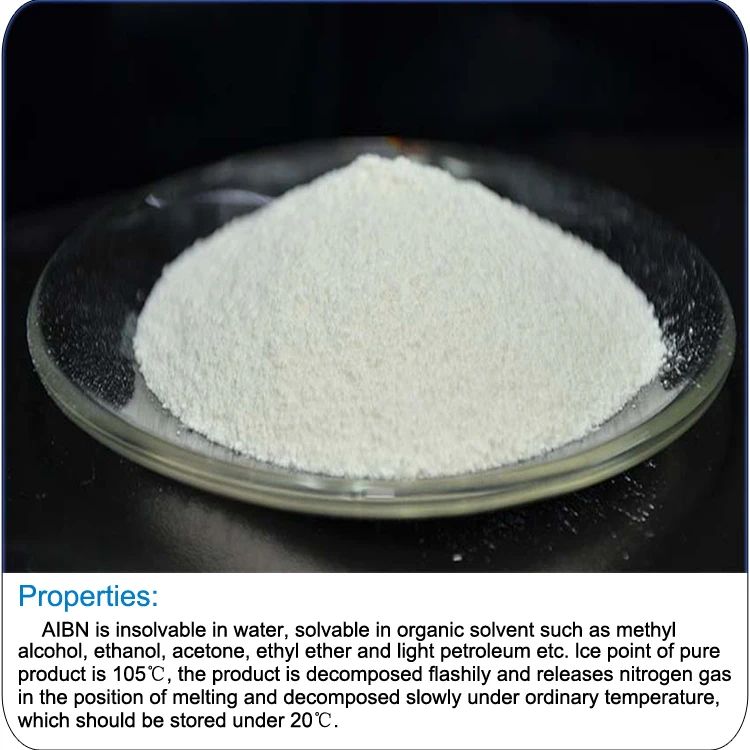 Best Price For High Purity 99.5%2,2'-azobis(2-methylpropionitrile ...