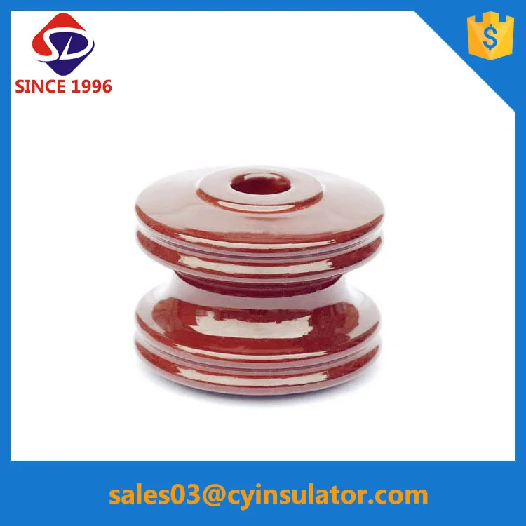 ANSI Porcelain Ceramic Spool Type Insulator 53-1 for LOW VOLTAGE