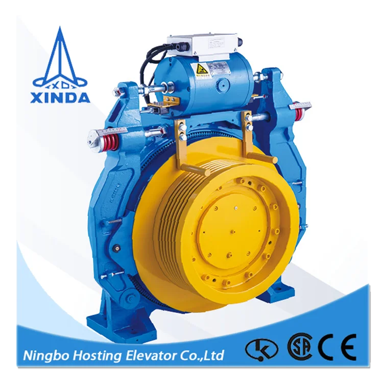 Elevator Parts Gearless Traction Machine Gearless Elevator Motor - Buy ...