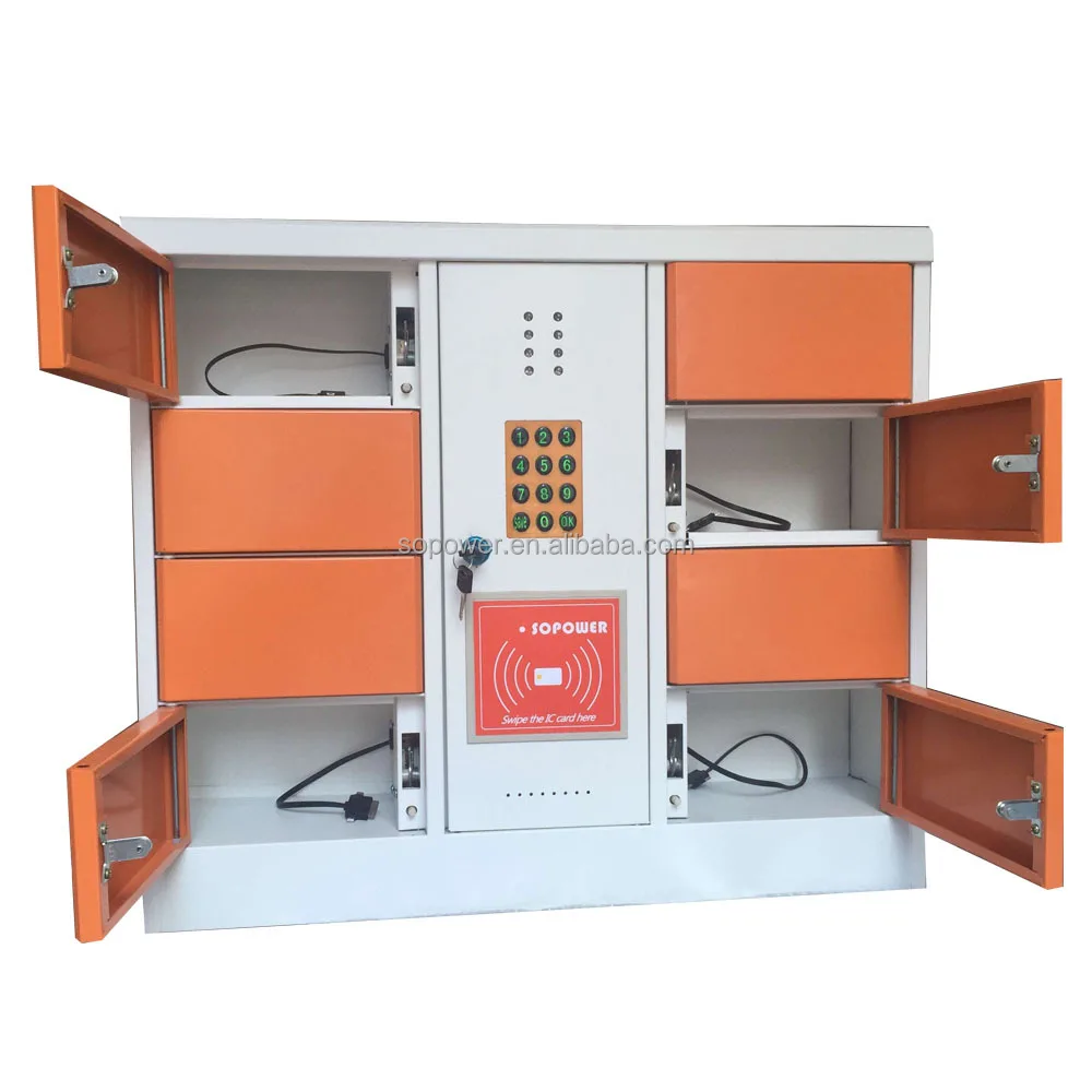 Electronic Lock With Unique Pin Number Charging Station For Mobile ...