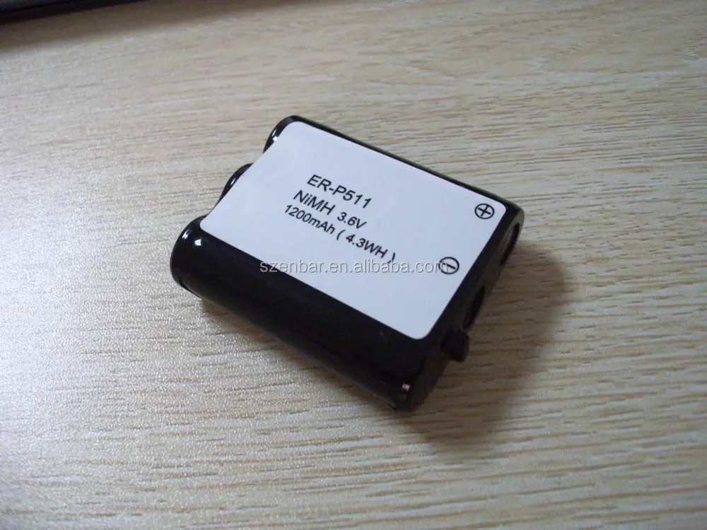 OEM ODM NI-MH ER-P511 3.6V 1200mah Battery for Huawei