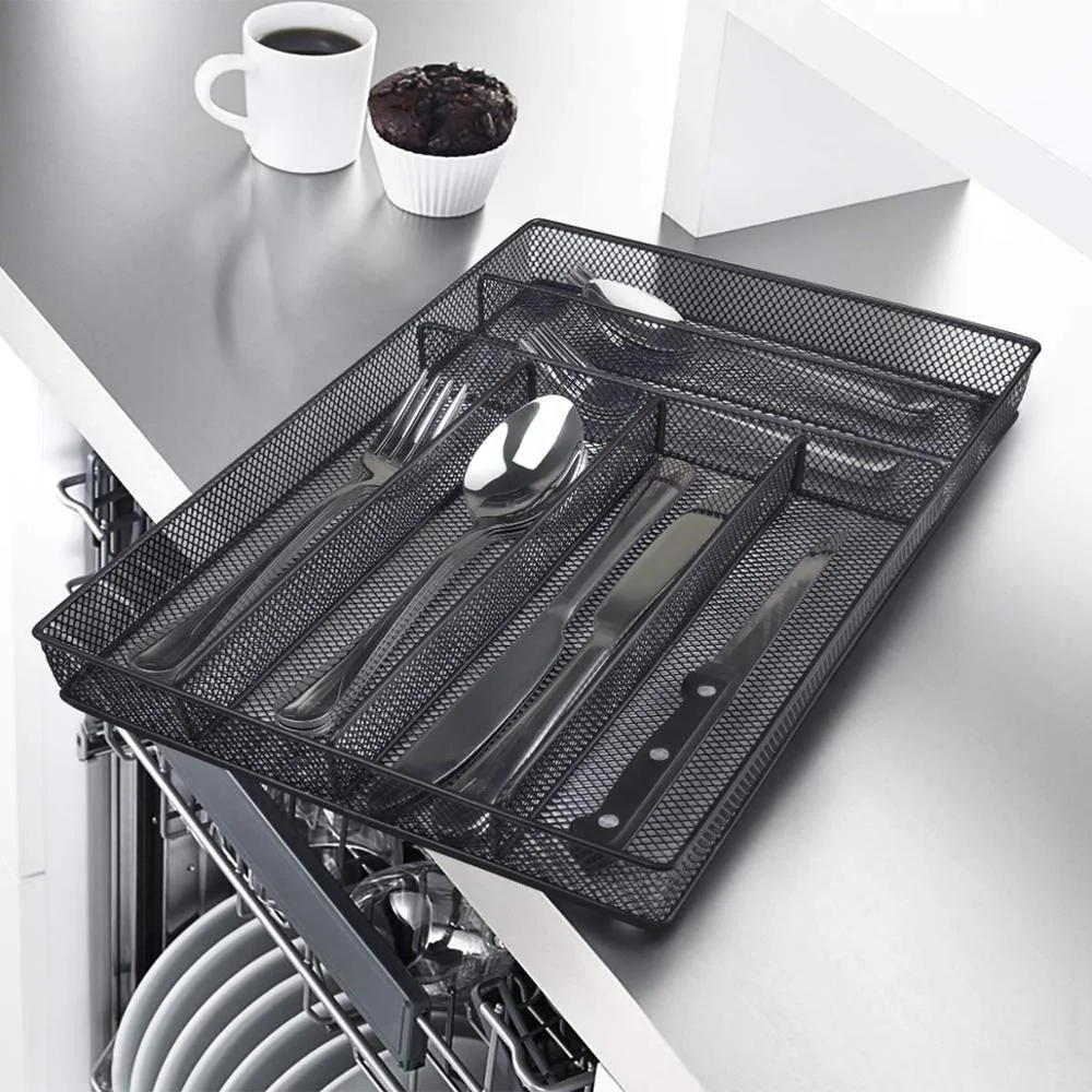 24 Pcs Buffet Cutlery Flatware For Food Server In Organizer,Silverware ...