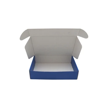 Wholesale Navy Blue Foldable Corrugated Cardboard Box Designs For ...