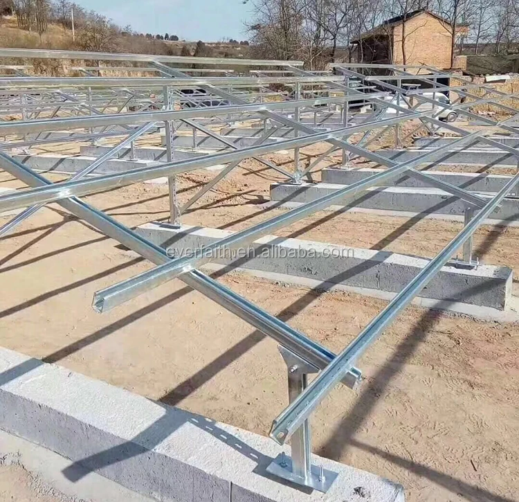 Solar Panel Ground Mounting Frame Extrusions Easy Mounting Solar Frame ...