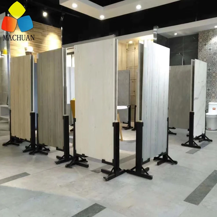 Luxury Showroom Ceramic Display Stands Display Rack Floor Stand Stone ...
