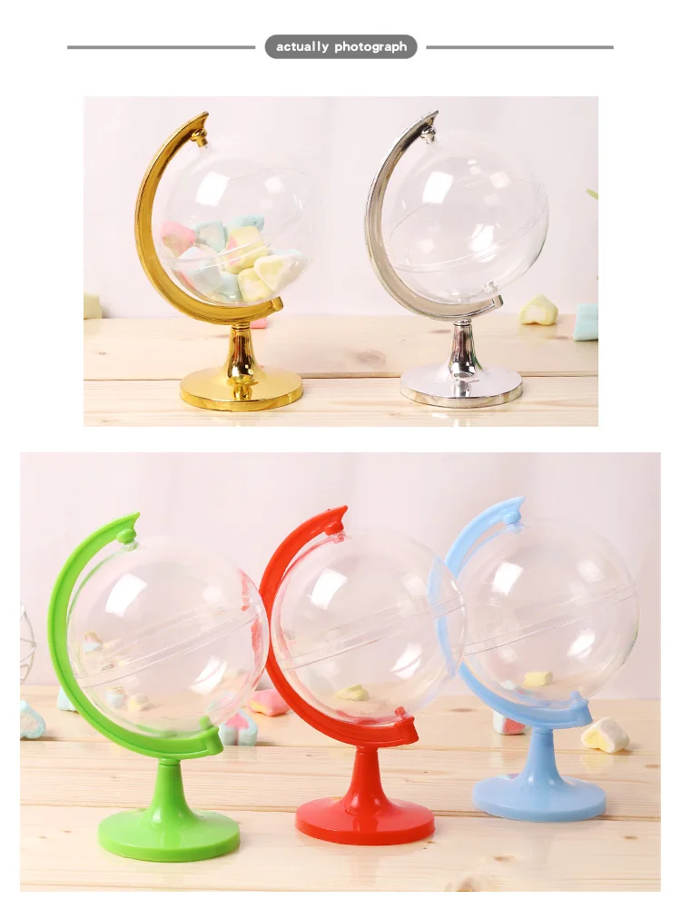Mini Globe Party Favor Candy Boxes Globe Acrylic Candy Box For ...