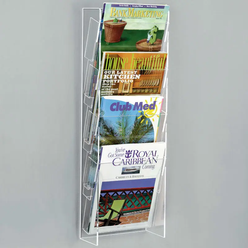 Clear Acrylic Magazine Box - Customizable Storage Solution