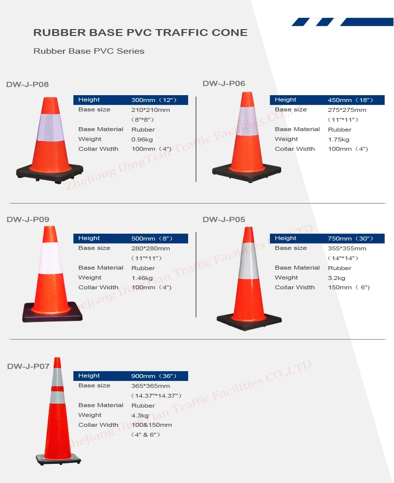 New Custom Design Collapsible Foldable Traffic Road Safety Cone Pvc ...