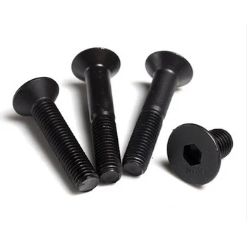 Flat Countersunk Hex Socket Head Allen Key M8x1.5 Pitch Screw - Buy ...