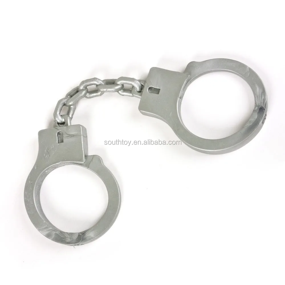 Kids Plastic Silver Handcuffs Toys - Safe & Fun Pretend Play