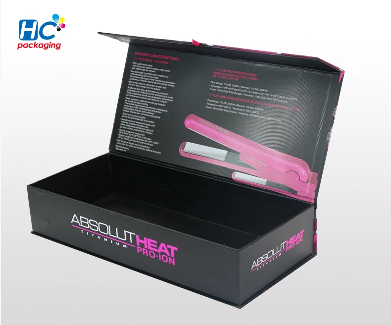 Custom Printing Hair Curling Iron Box With High Quality - Buy Hair ...