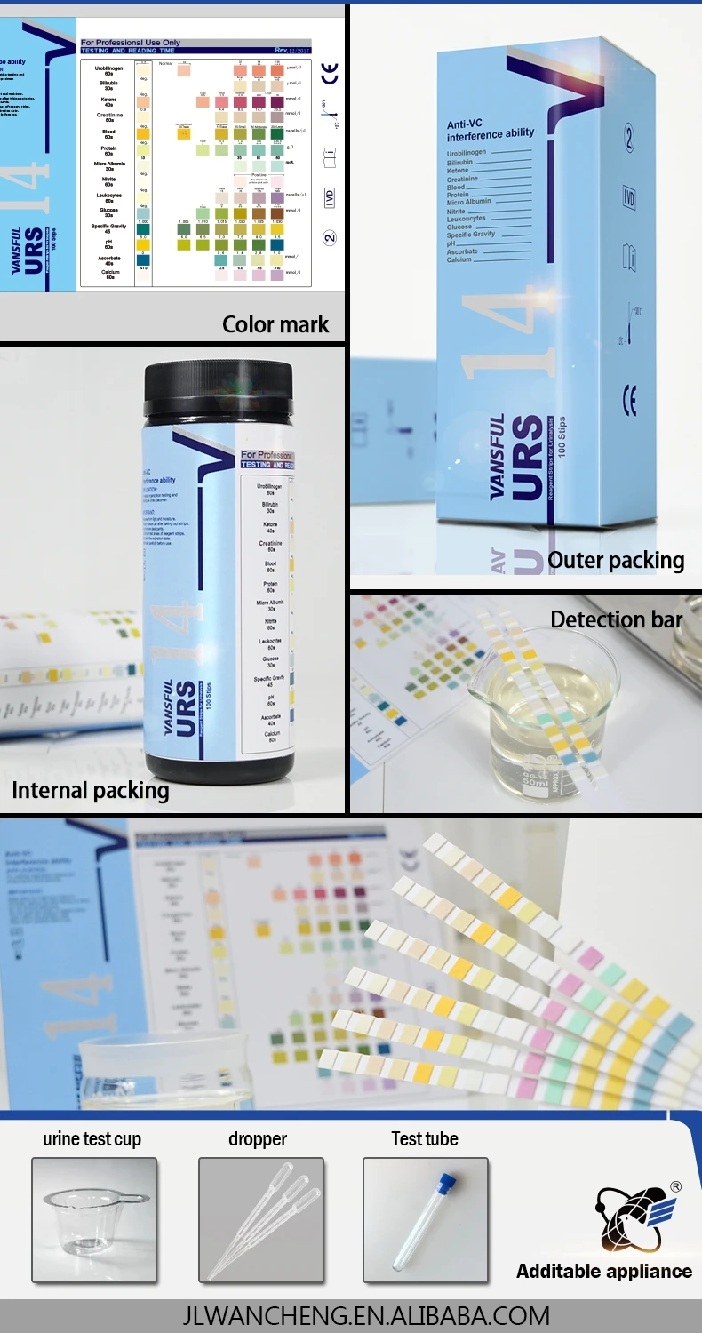 Urine Analysis Strips 14 Items Testing Urine - Buy Urine Analysis ...