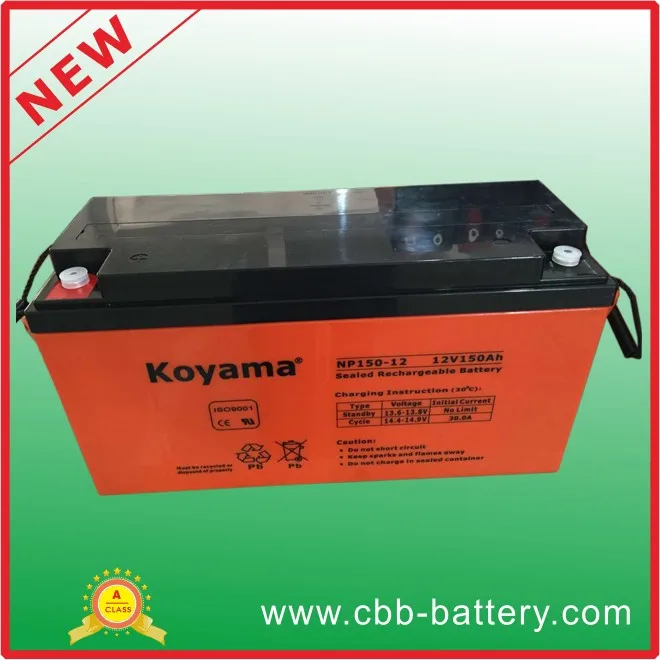 12v150ah Accumulator (agm) Sealed Lead Acid Rechargeable Battery With ...