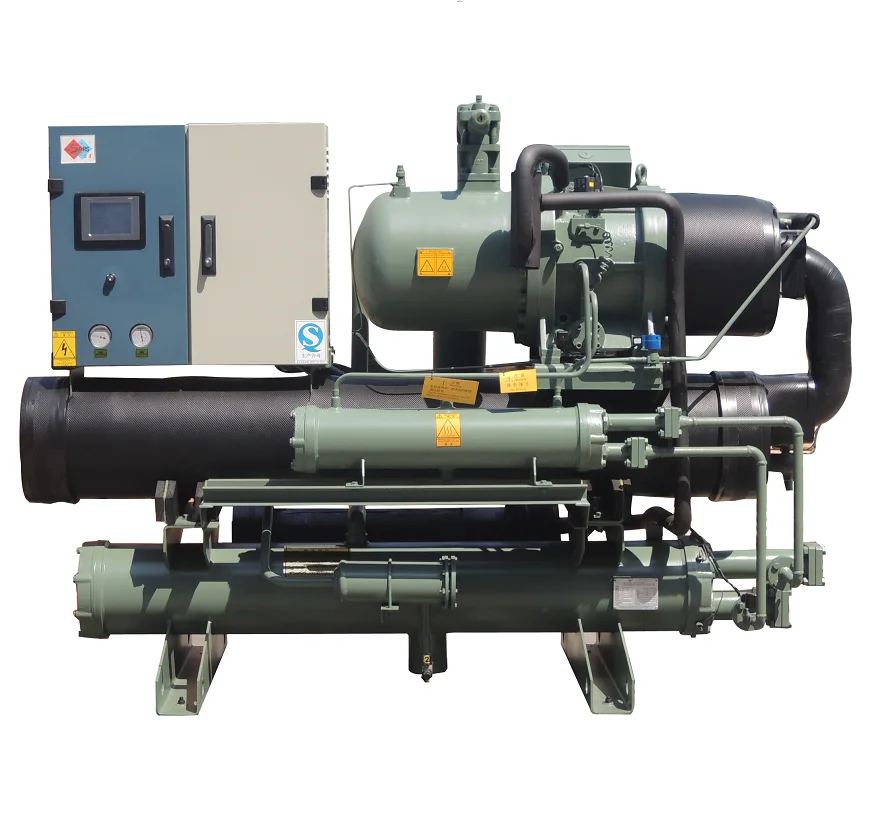 Water Cooled Low Temperature Screw Flooded Chiller,High Cop Chiller ...