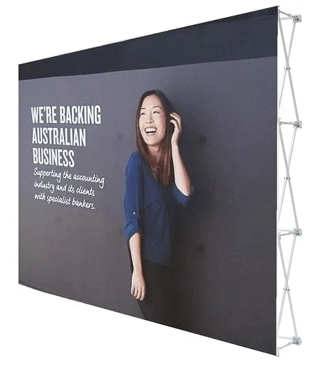 Exhibition Booth Wall Promotional Pop Up Aluminum Backdrop Stand ...