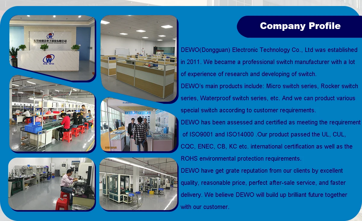 Dongguan Dewo Electronics Technology Co., Ltd. - Micro Swtich, rocker ...