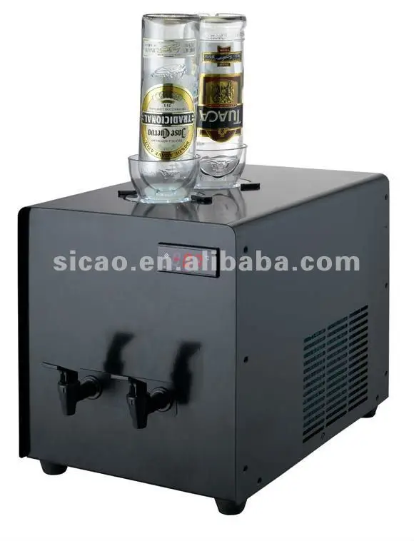 Electric Compressor Tabletop Wine Ice Cold Shot Machine 2 Bottles With ...