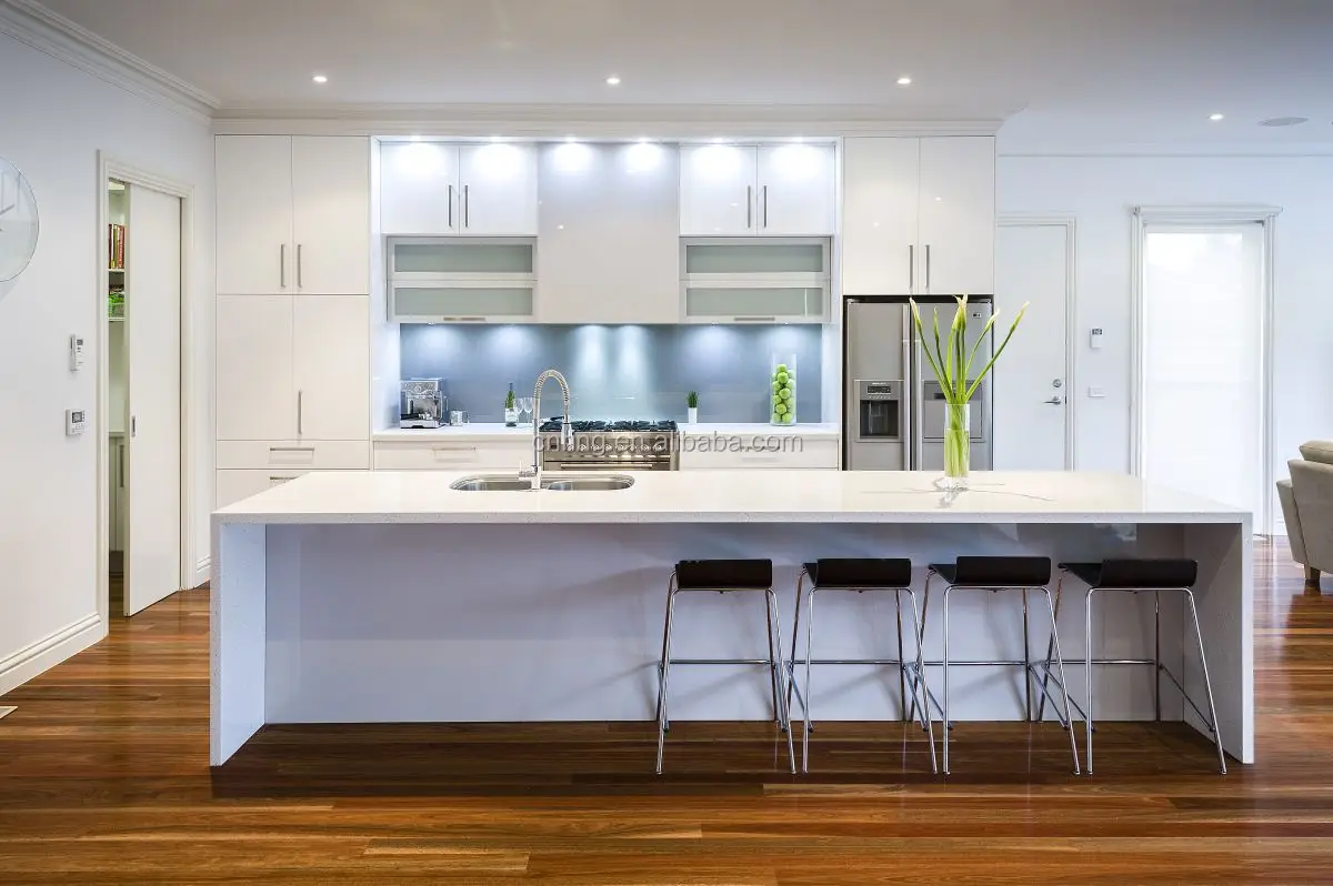 One Wall Kitchen Designs With An Island