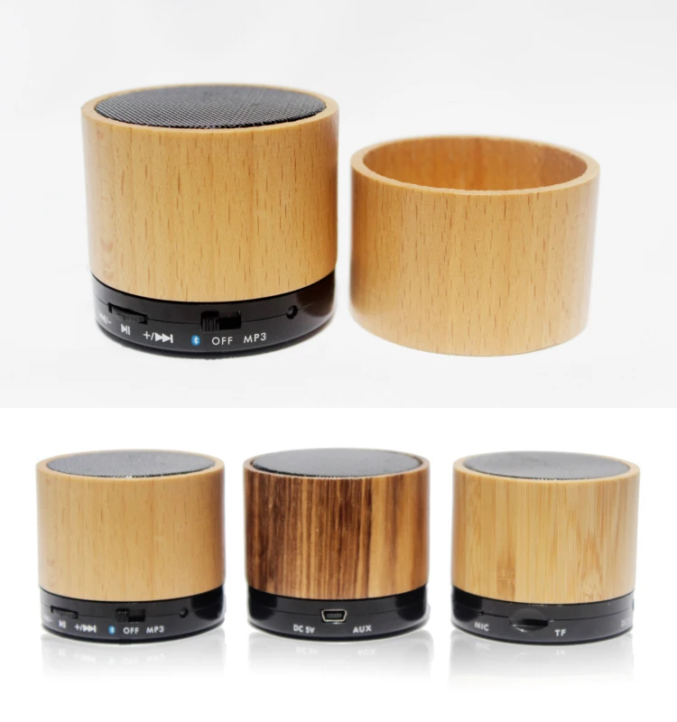 2018 Factory Hot Sale Mini Bamboo Wireless Speaker Wood - Buy Wireless ...