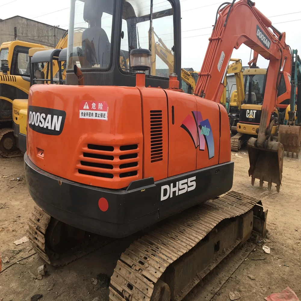 Running Condition Original Japanese Used Doosan Dh55 Excavator For Sale ...
