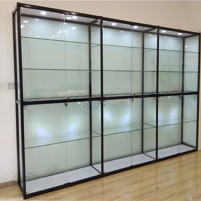 Living Room Glass Showcase Designs - Yujin Display Solutions