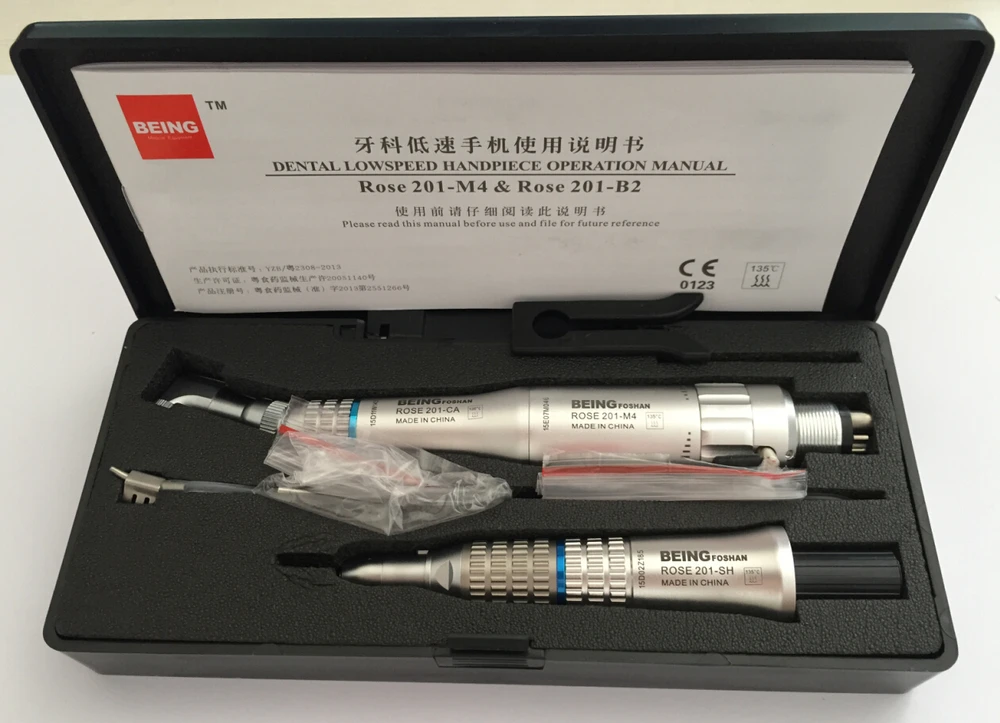 Being Foshan Dental Rose 201 E Type Low Speed Handpiece Set With ...